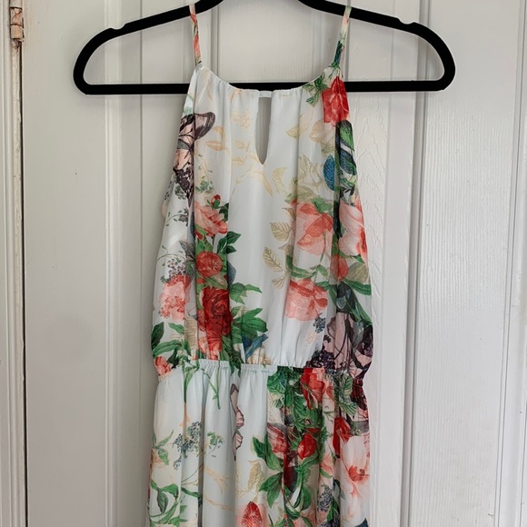 Fate | Dresses | Stunning Butterfly And Botanical Maxi Dress | Poshmark